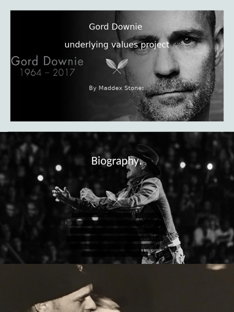 Gord Downie Presentation | PDF | Canada
