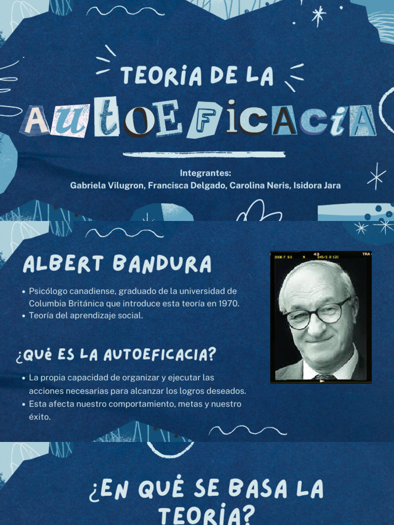 teoria de la autoeficiencia | PDF