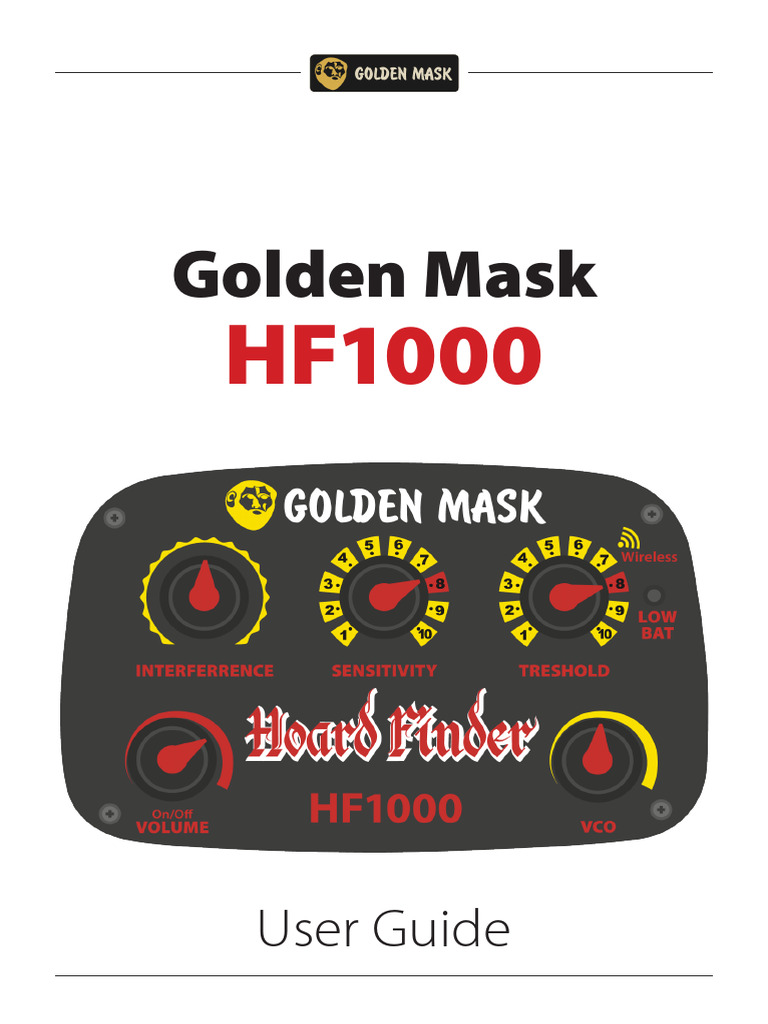 hf1000-en (2) | PDF | Battery Charger | Metal Detector