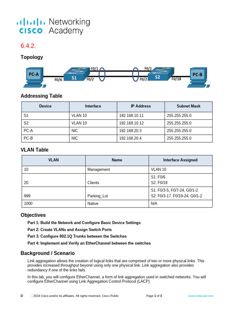 Configure EtherChannel with LACP | PDF | Network Architecture | Computer Mediated Communication