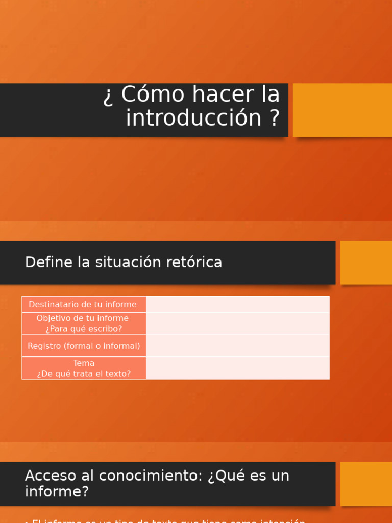 Cómo Hacer La Introducción | PDF