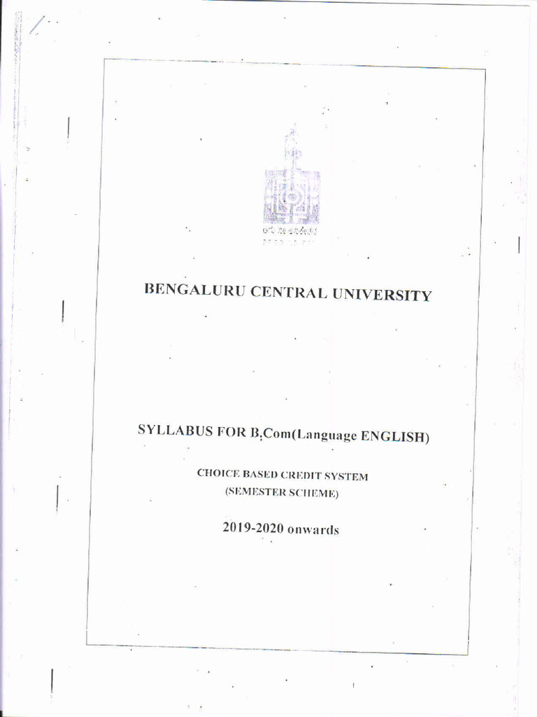 English As Per BCU | PDF