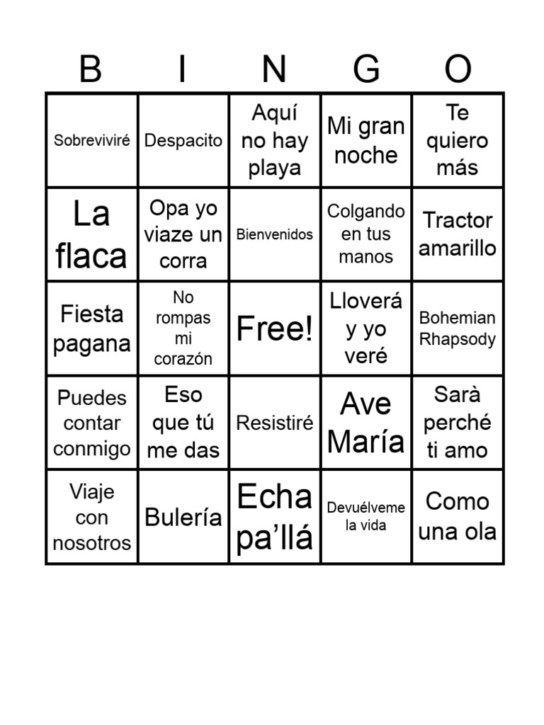 Bingo Musical | PDF