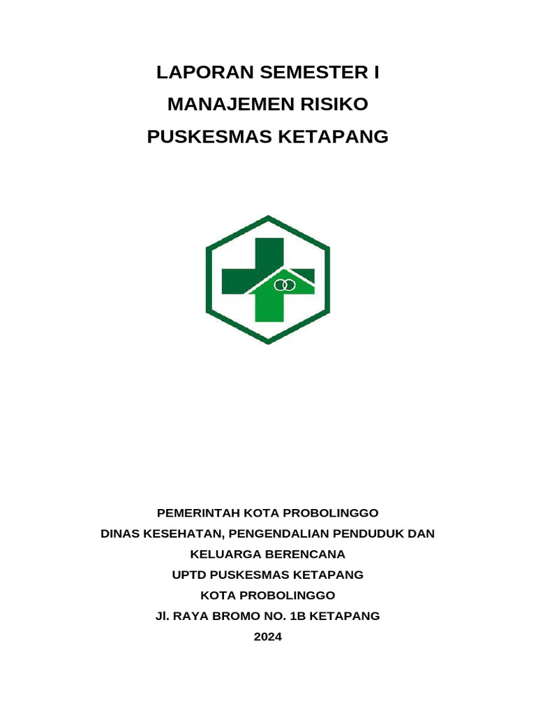 LAPORAN Kegiatan Manrisk SMT 1 2024 | PDF