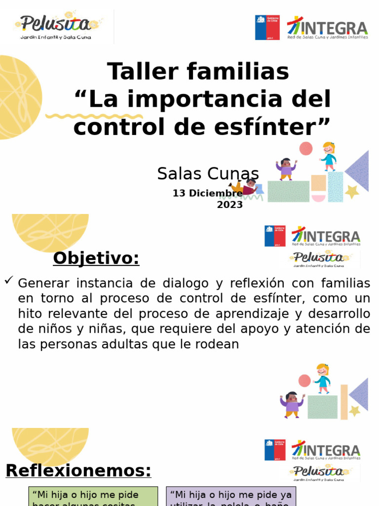 Taller Control de Esfinter | PDF | Aprendizaje | Ciencia cognitiva