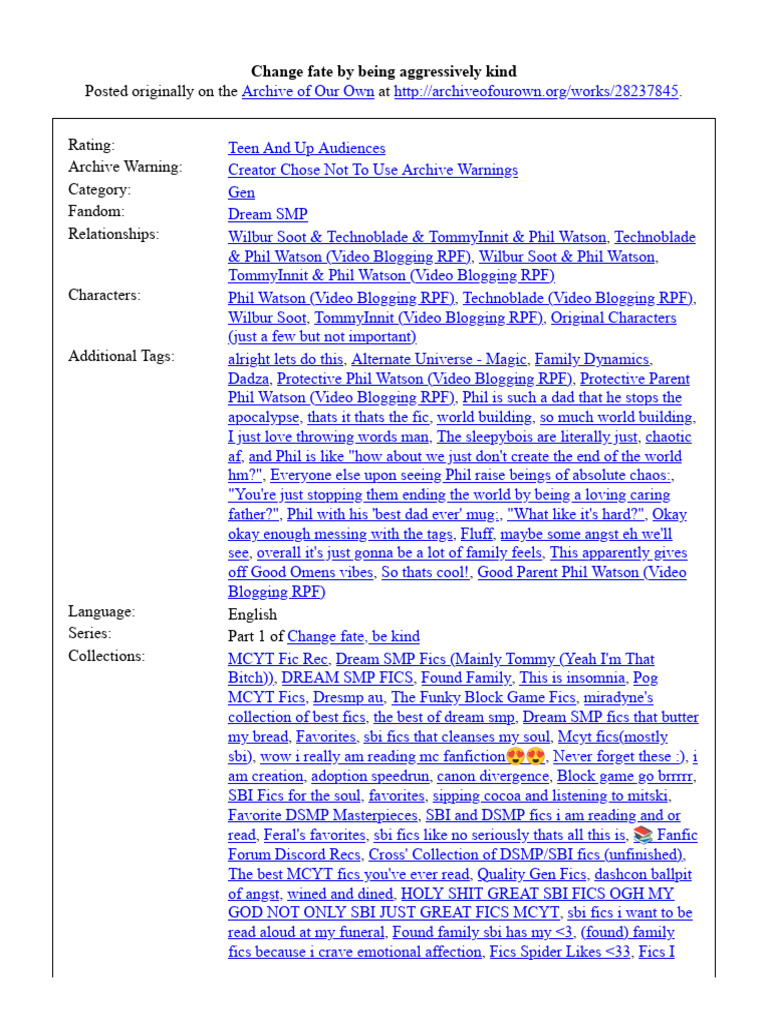 Change Fate by Being | PDF