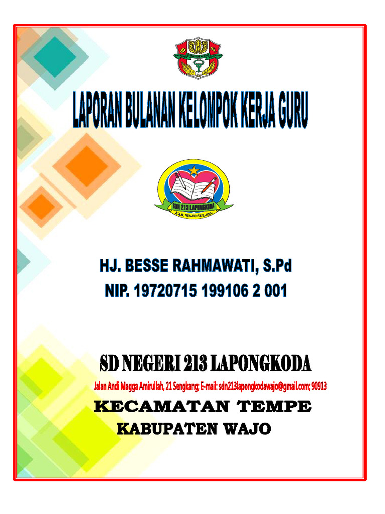 SAMPUL BERDIRI LAPORAN KKG | PDF