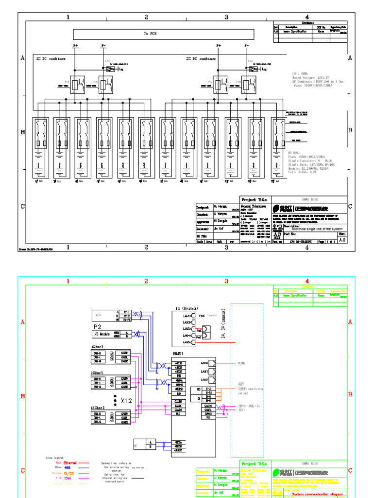 Annex 5-Electrical Diagram of The 5MWh BESS | PDF
