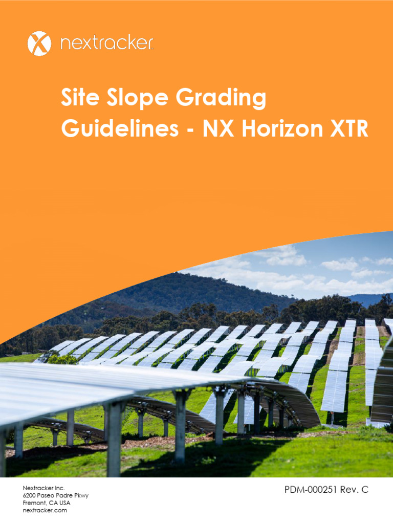 PDM-000251 - Rev-C - Site Slope Grading Guidelines-NX XTR | PDF ...