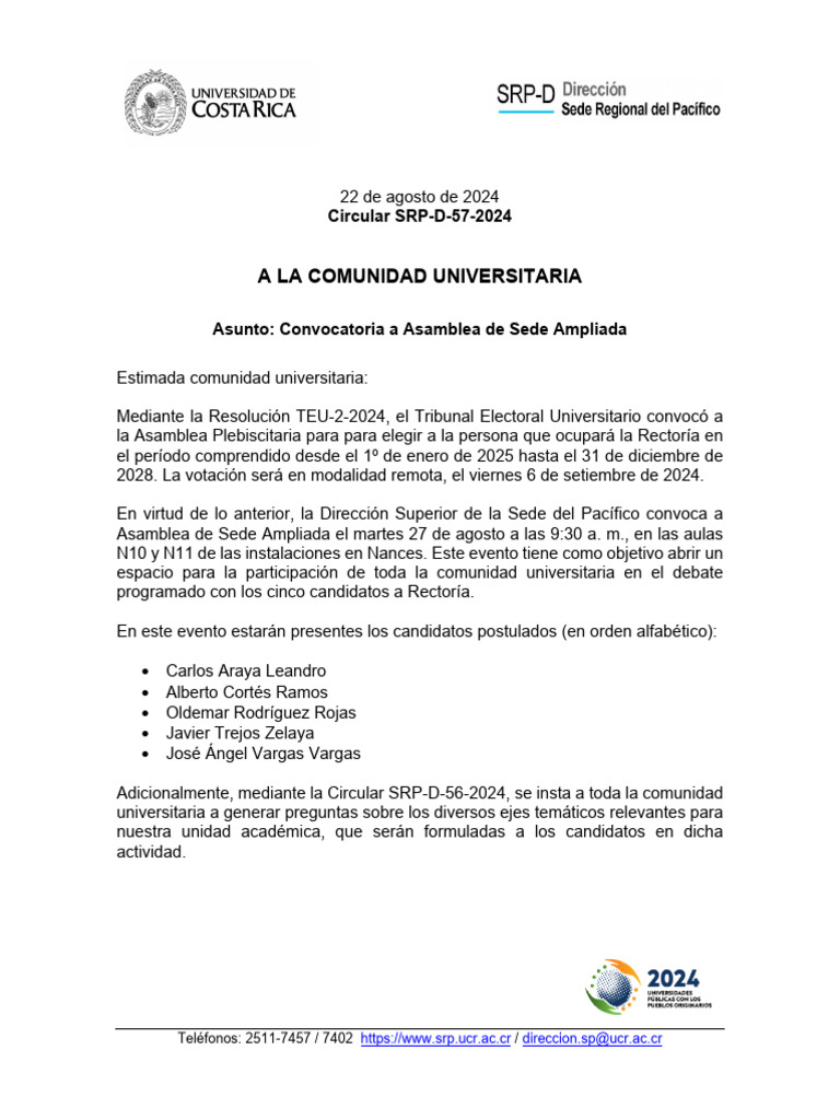 Circular SRP D 57 2024 | PDF