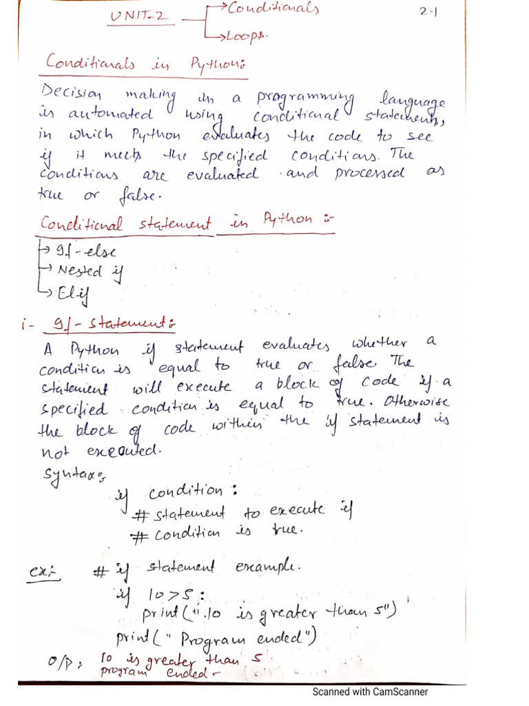 Python Hand Written Notes (1) - 26-43 | PDF