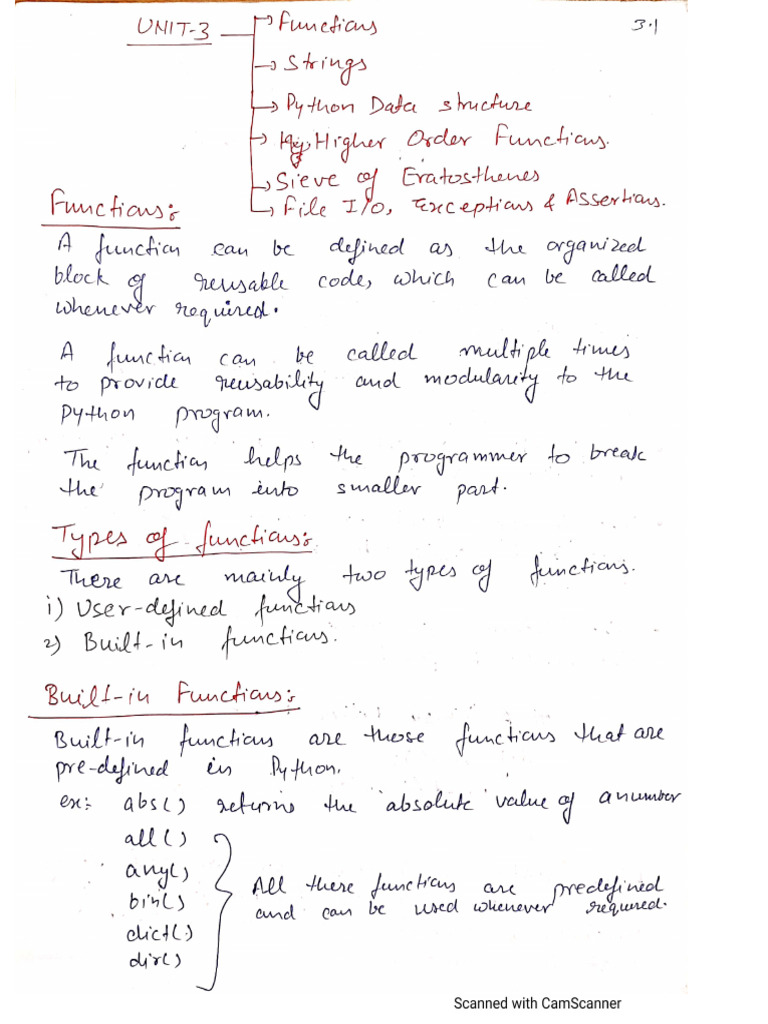 Python Hand Written Notes (1) - 44-87 | PDF