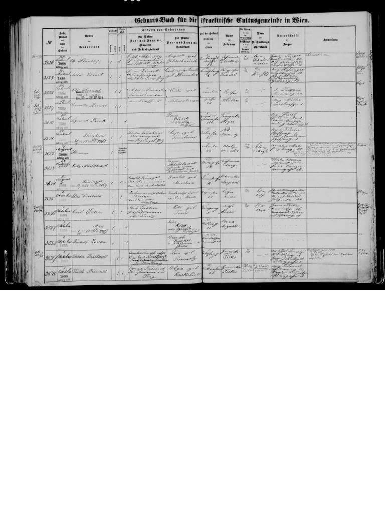 1888.09.13. Névtelen Turnheim Születése És Elhalálozása | PDF