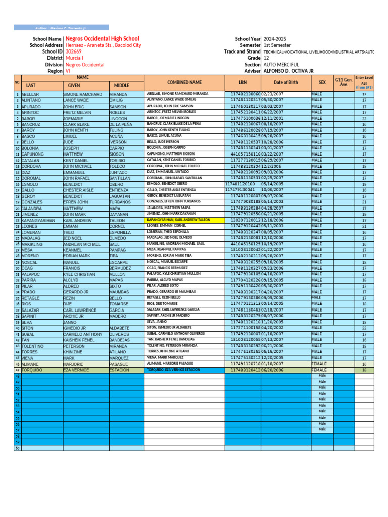 Shs Forms Auto Merzi 25 | PDF | Science