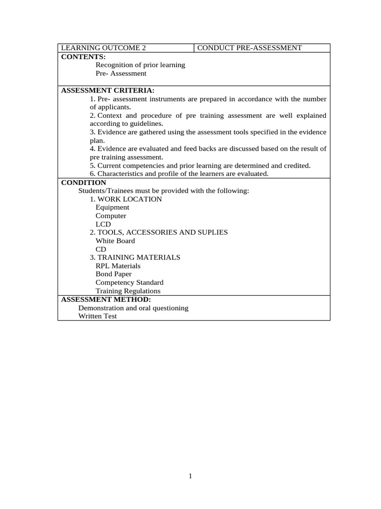 Ped 13 Learning Outcome 2 | PDF | Educational Assessment | Learning