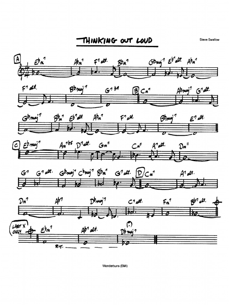 Thinking Out Loud | PDF