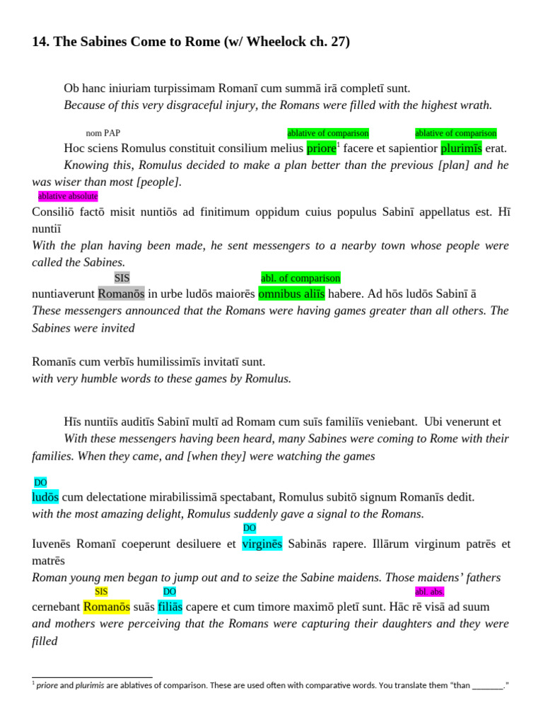 Game of Rome - Story 14 - Translation | PDF