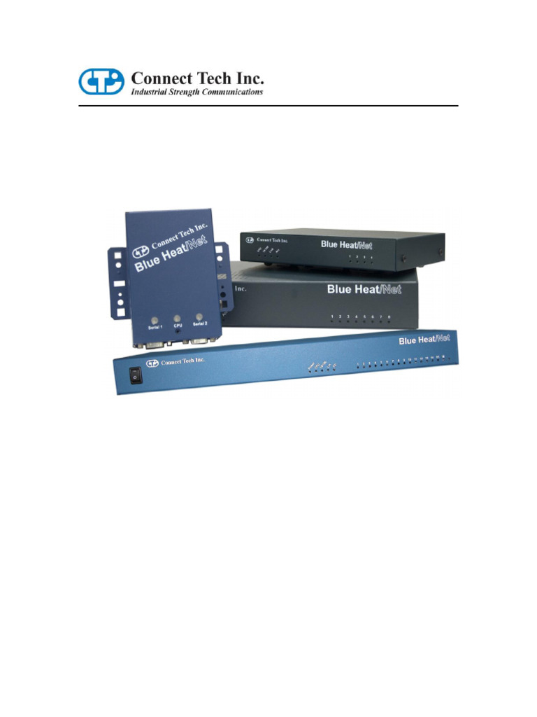 CTIM-Ethernet-Serial-Blue-Heat-Net | PDF | Electrical Connector | Port ...