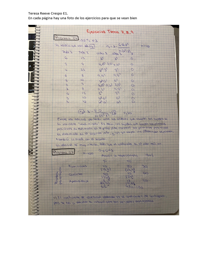 Ejercicios T10,11,12 Estadística | PDF