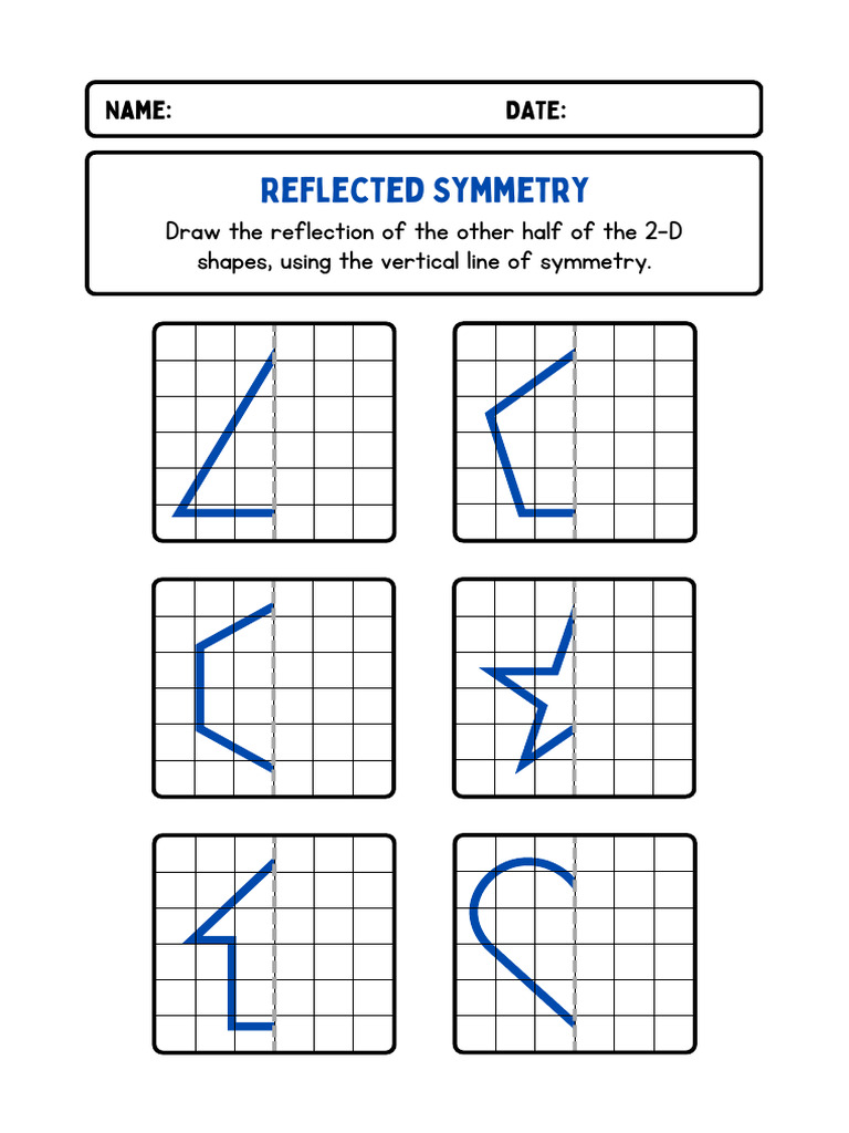 2D Shape Reflection Symmetry Guide | PDF