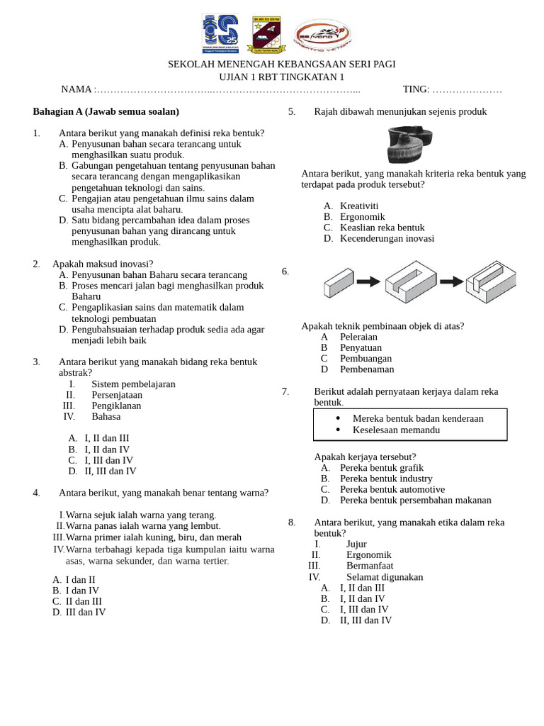 kuiz rbt f1 2024 | PDF