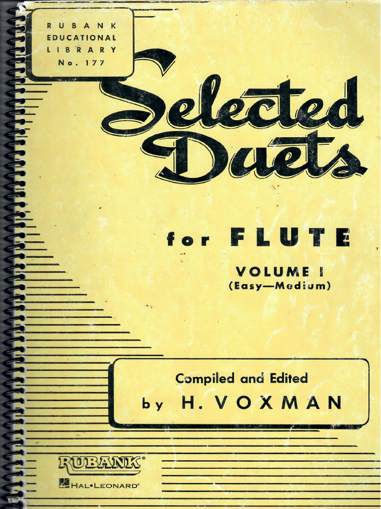 Selected Duets For Flute | PDF