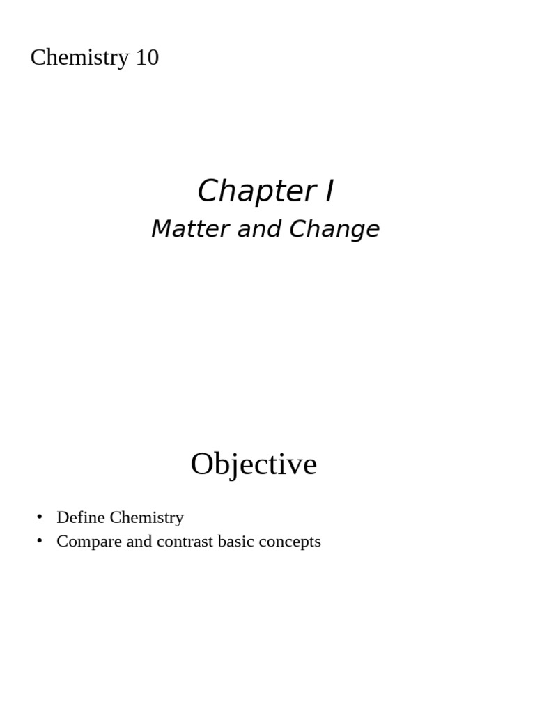 Introduction to Chemistry Concepts | PDF | Chemistry | Matter