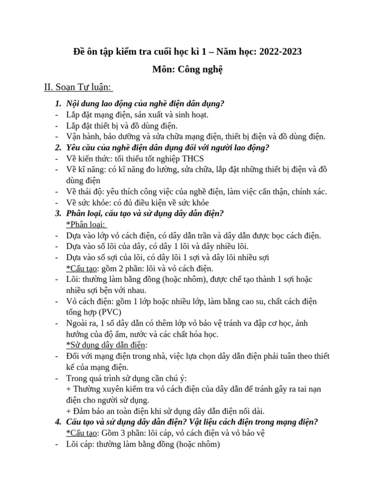 Công-Nghệ-9-ktr-cuối-hk1 (1) | PDF