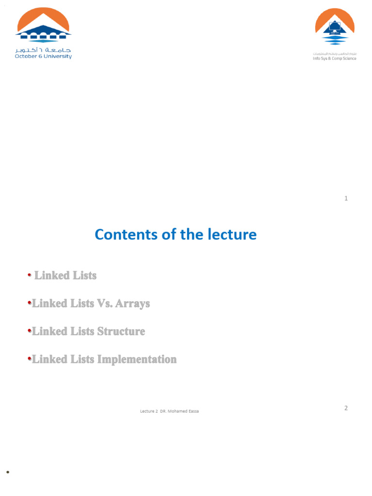 Data Structure Lecture 2 1 Pdf Pointer Computer Programming 6945
