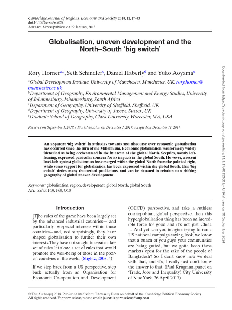 Globalisation_Aoyama | PDF | Globalization | Poverty & Homelessness