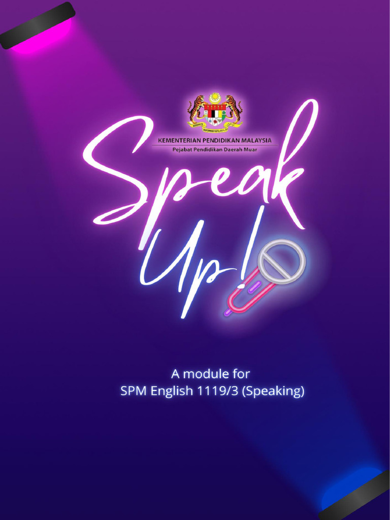 Speak Up Speaking Module | PDF