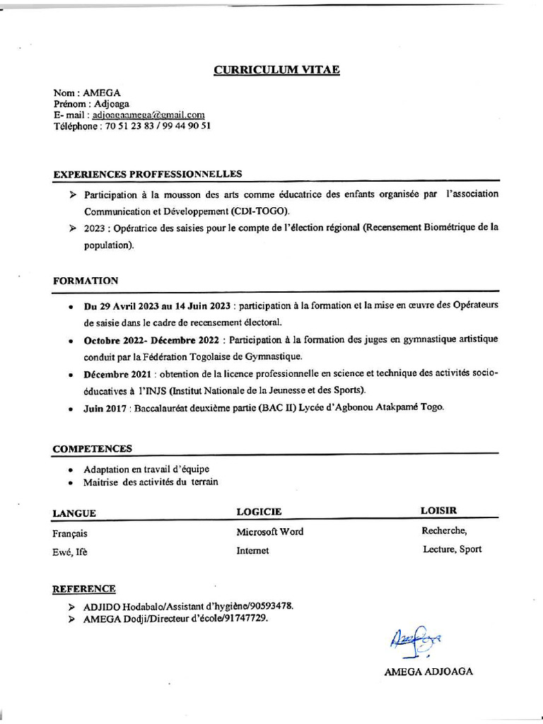 PDF Scanner Cv A | PDF