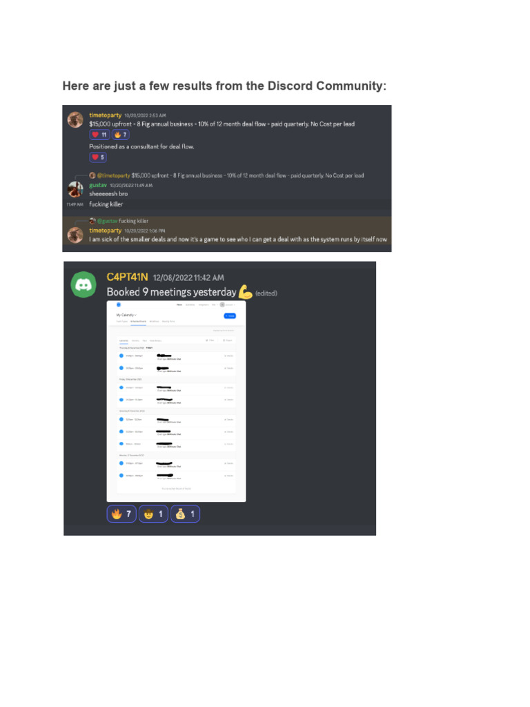 Here Are Just A Few Results From The Discord Community | PDF