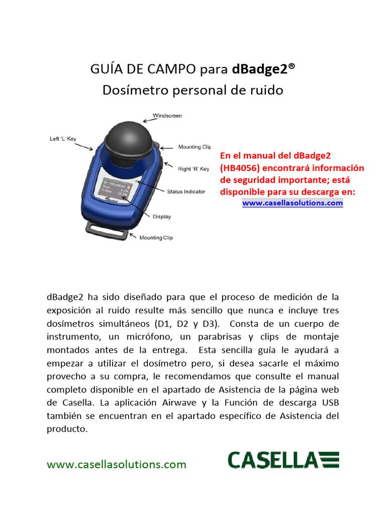 Dbadge2 Field Guide FG68 03 SPANISH | PDF | Calibración | USB