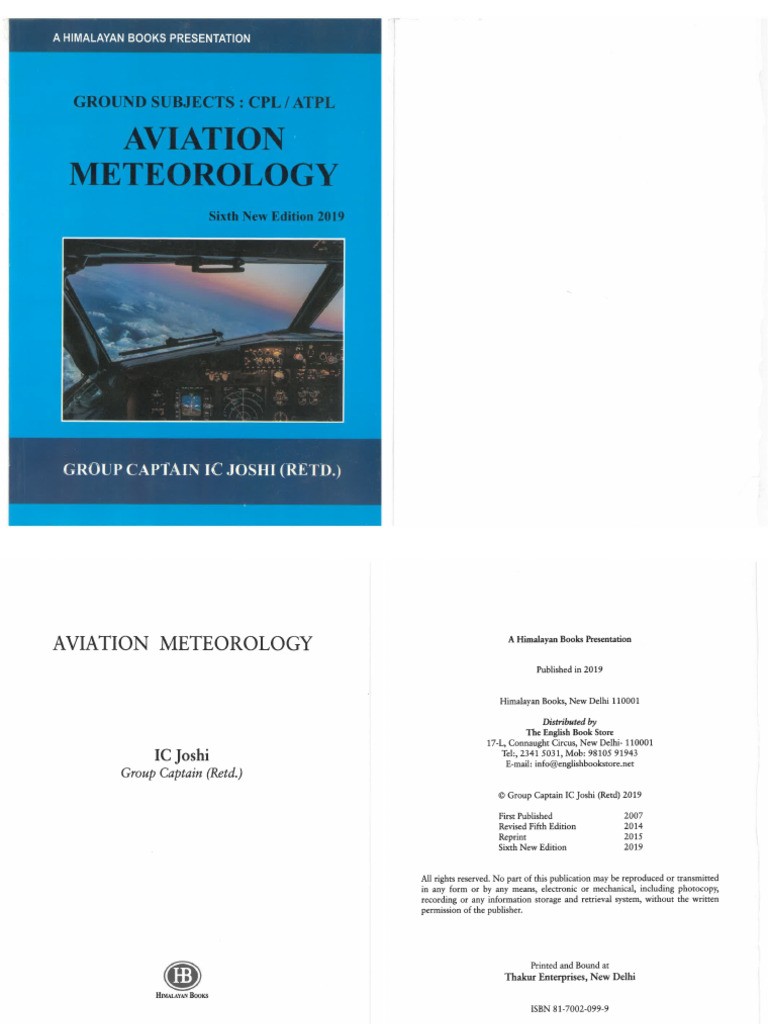 Aviation Meteorology Book | PDF