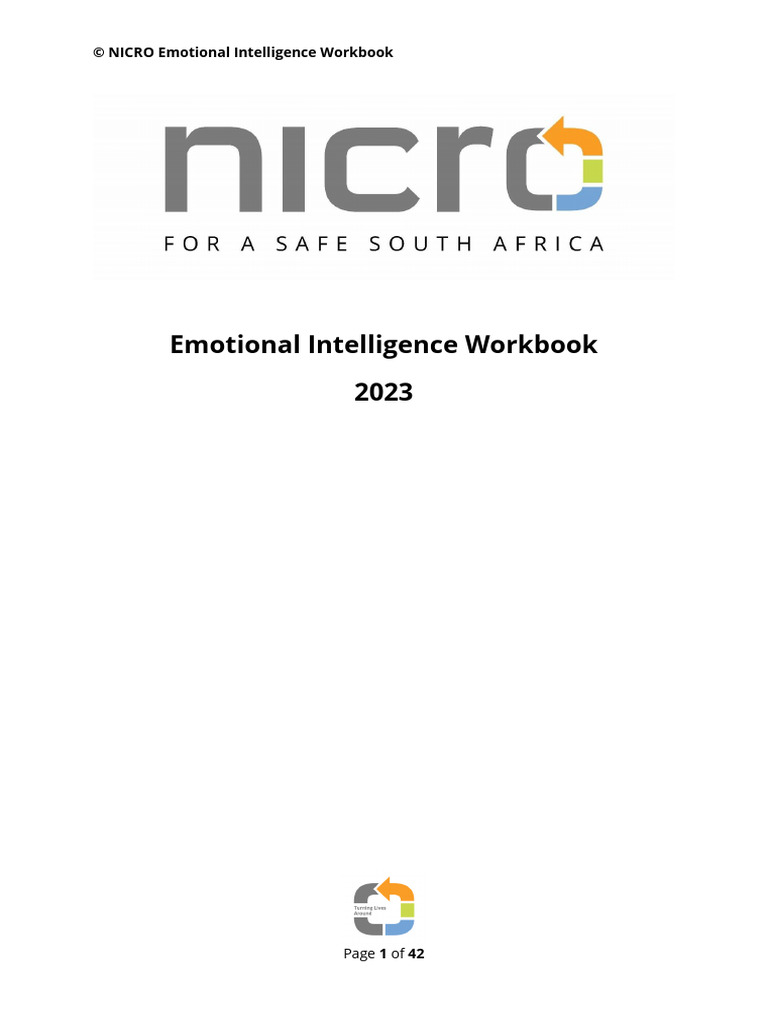 NICRO_Emotional_Intelligence_Workbook | PDF | Empathy | Emotions