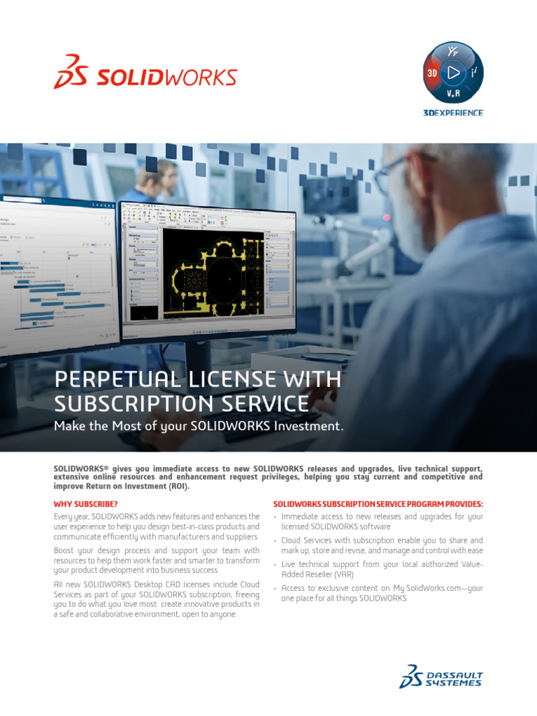 SOLIDWORKS Subscription Service DataSheet | PDF | Computing