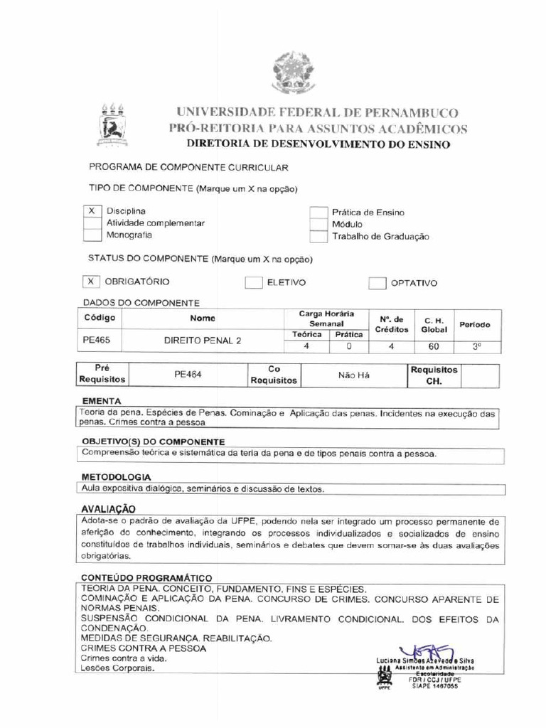 PLANO de ENSINO - Ementa-Compactado | PDF