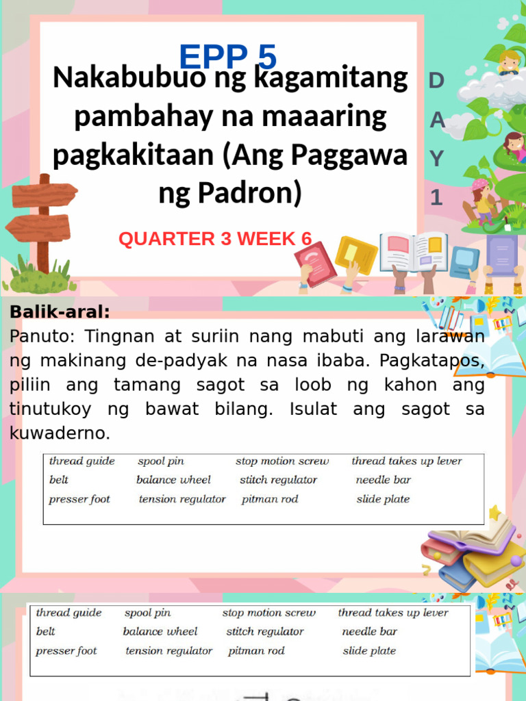 Nakabubuo NG Kagamitang Pambahay Na Maaaring Pagkakitaan (Ang Paggawa ...