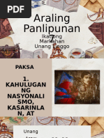 Kahulugan NG Nasyonalismo Kasarinlan at Pagkabansa | PDF