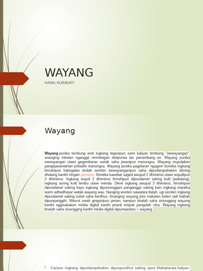 WAYANG | PDF