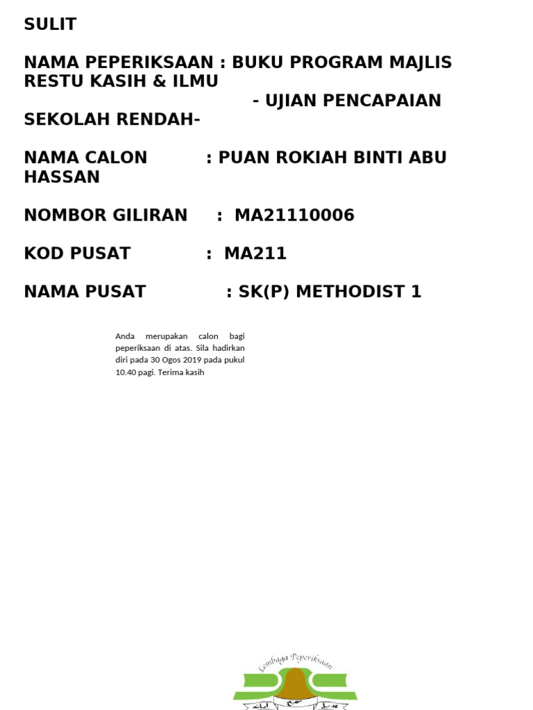 Sampul Buku Program Restu Kasih | PDF