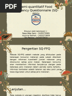 Analisis Data SQ-FFQ | PDF