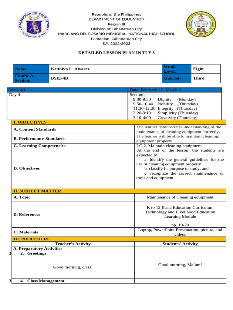 Activity Dlp Week-1 Day-4 | PDF | Learning | Cognition