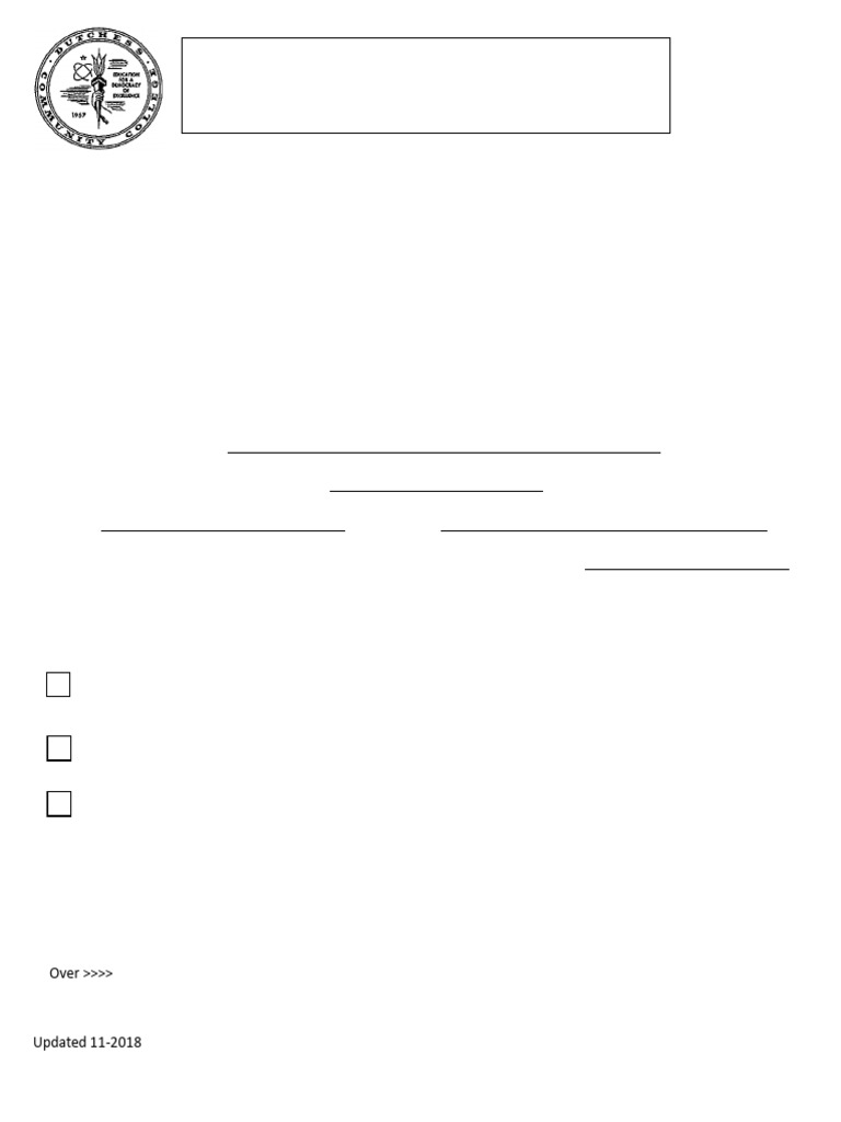 DCC Title IV Academic Appeal Form | PDF | Course Credit