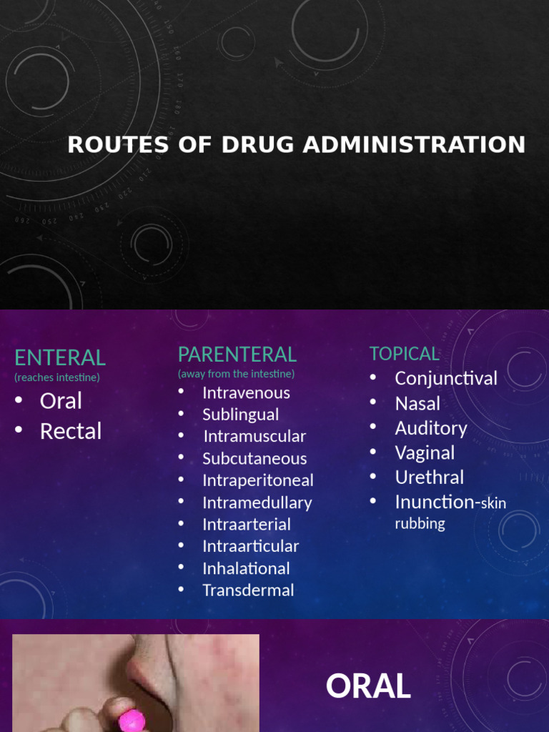 Drug Routes | PDF | Arm | Pharmacology