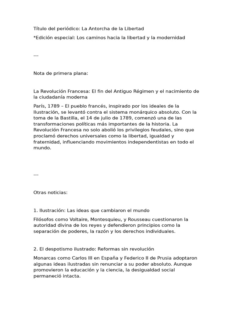 Documento | PDF | revolución Francesa | Democracia