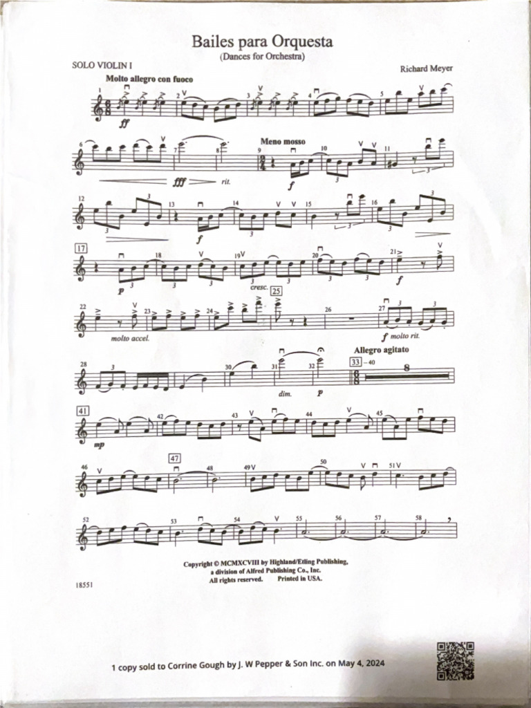 Bailes para Orquesta | PDF