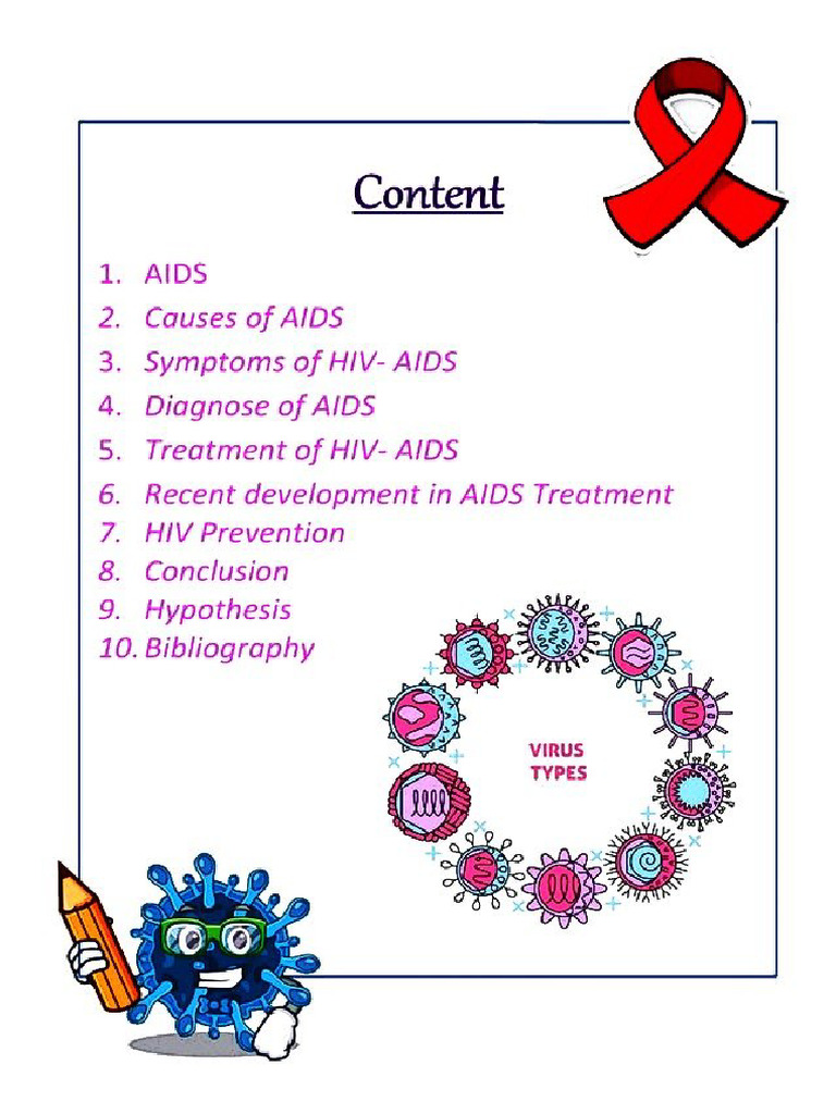 HIV and AIDs Project | PDF