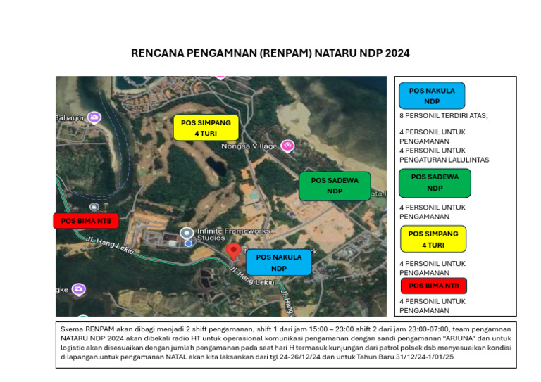Rencana Pengamnan (Renpam) Nataru NDP 2024 | PDF